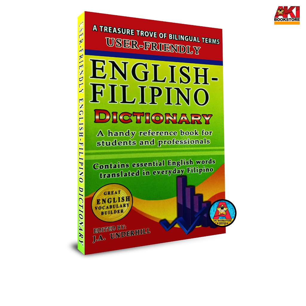 AUTHENTIC English Filipino Dictionary Bilingual Terms with Vocabulary ...