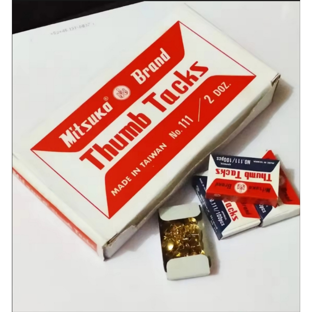 "coolfancy" Thumb Tacks Push Pin School & Office Supplies (1 box/ 2 dz ...