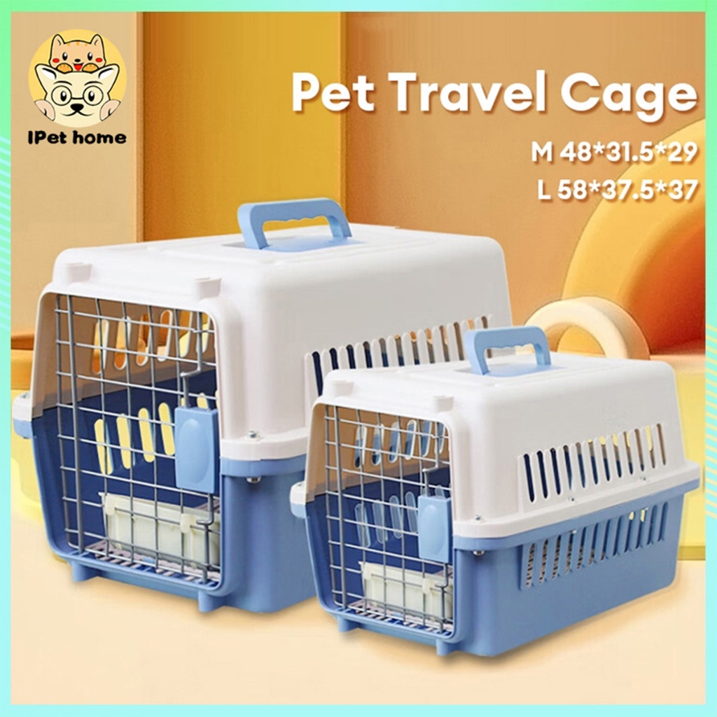 Pet Carrier Travel Cage Cat Dog carrier Cat Carrier Crates Airline ...
