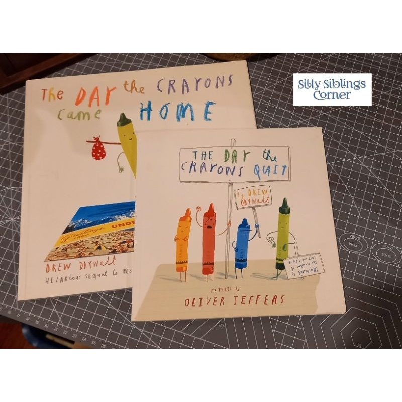 The Day the Crayons Quit & The Day the Crayons Came Home | Shopee ...