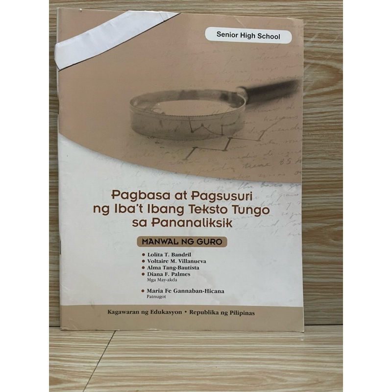 Pagbasa at Pagsusuri ng Iba’t Ibang Teksto Tungo sa Pananaliksik ...