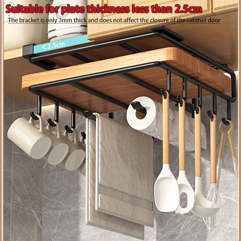 Chopping Board Holder Pot Cover Organizer Kitchen Utensils Hook Kitchen ...