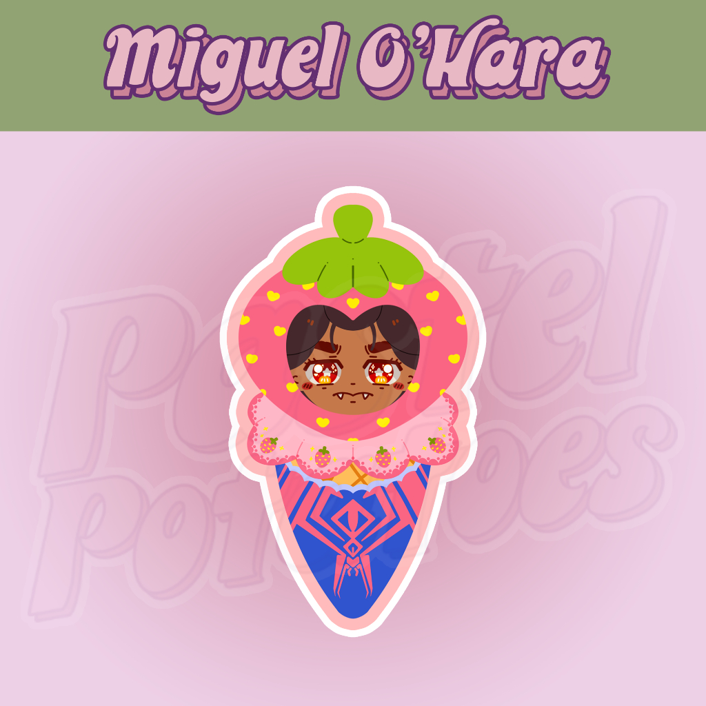 Ice Cream Miguel O'Hara Spiderverse Charm by Pastel Potatoes | Shopee ...