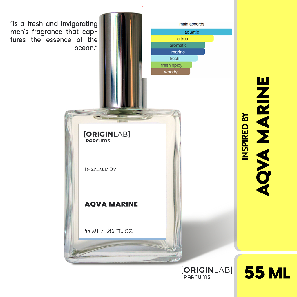 AQUA MaRINE Inspired Perfume AQUA MARINE ORIGINLAB Parfum Oil Based ...