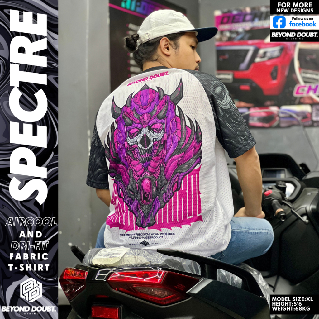 T-SHIRT - "SPECTRE” Design AIRCOOL Fabric - BEYOND DOUBT CLOTHING ...
