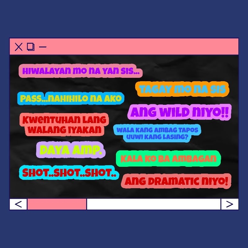 Inuman / Lasingero Statements Stickers | Vinyl Matte Laminated ...