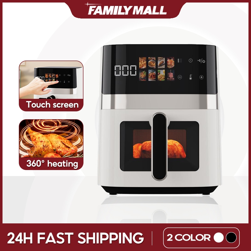 Air Fryer 9L Electric Fryer Visual Multi Function Smart Touch Screen ...