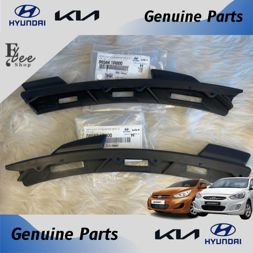 HEAD LIGHT RETAINER/BRACKET FRONT BUMPER for Accent 2011~2018 #Genuine ...