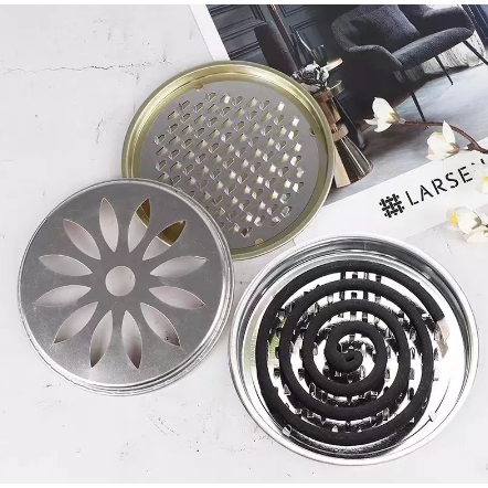 SMT Mosquito Coil Holder Metal Repellent Rack with lid | Shopee Philippines