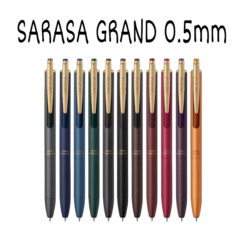 LAST STOCK: ZEBRA SARASA GRAND 0.5MM - VINTAGE COLOR GEL PEN | Shopee ...