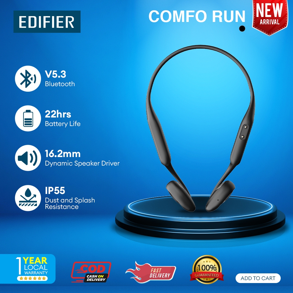 EDIFIER Comfo Run Open-Ear Wireless Sports Headphones | Shopee Philippines