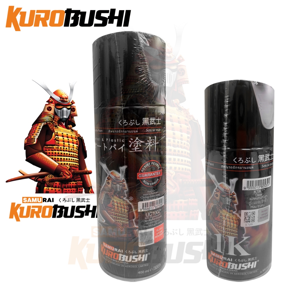 Samurai Paint Kuro Bushi Spray 300ml 400ml Standard Colors & Primer ...