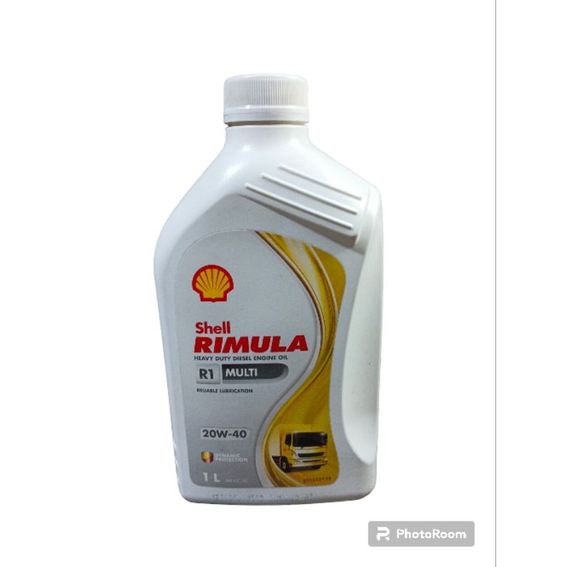 SHELL RIMULA R1 MULTI DIESEL ENGINE OIL 20W-40 1L | Shopee Philippines