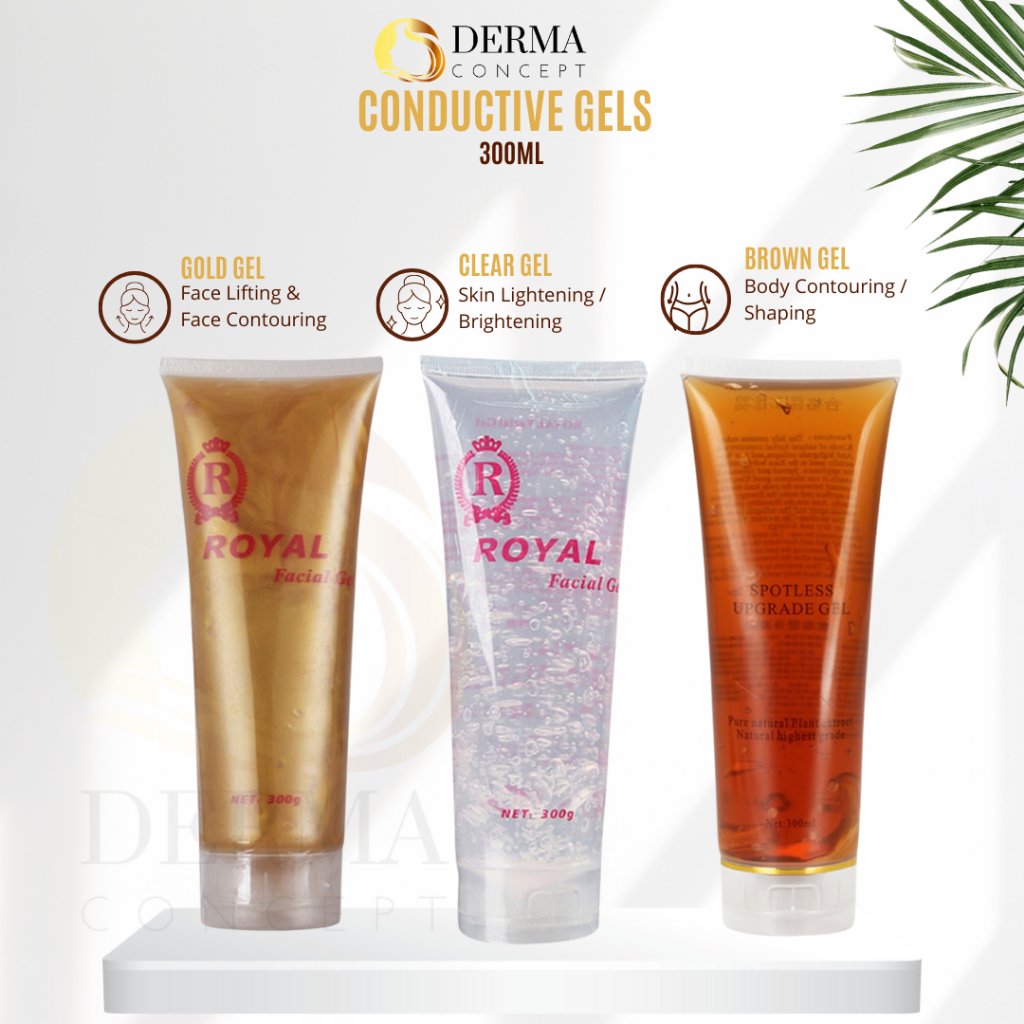 DERMA RF Conductive Gel Contouring and Lifting for Face Rejuvenating ...