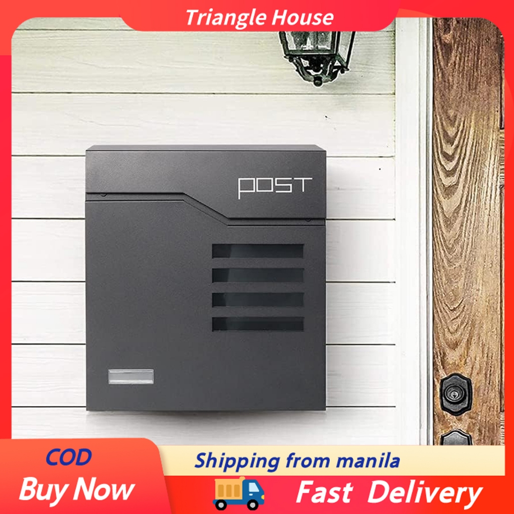 【On Stock】High Quality Galvanized Letter Mailbox Post Box with ...