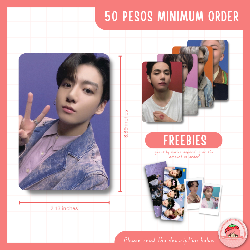 [7 PCS SET] PROOF COLLECTOR'S EDITION PC PHOTOCARD UNOFFICIAL FANMADE ...