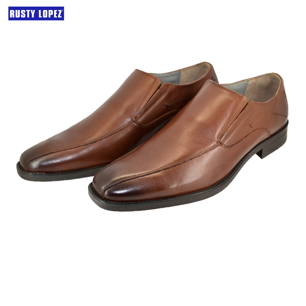 Rusty Lopez Men's Leather Loafer Shoes | Shopee Philippines