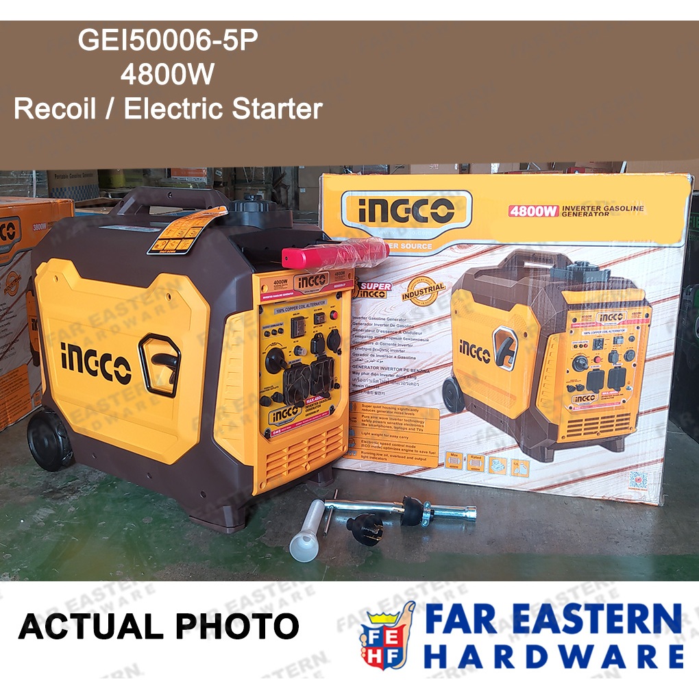 INGCO Inverter Gasoline Generator Portable Silent Genset Manual ...