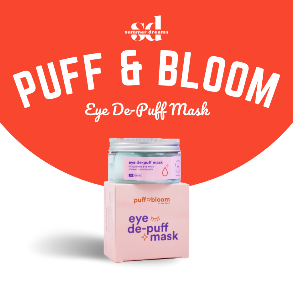 PUFF & BLOOM Eye De-Puff Mask Hyaluronic Eye Mask Eyebags Remover 50pcs ...