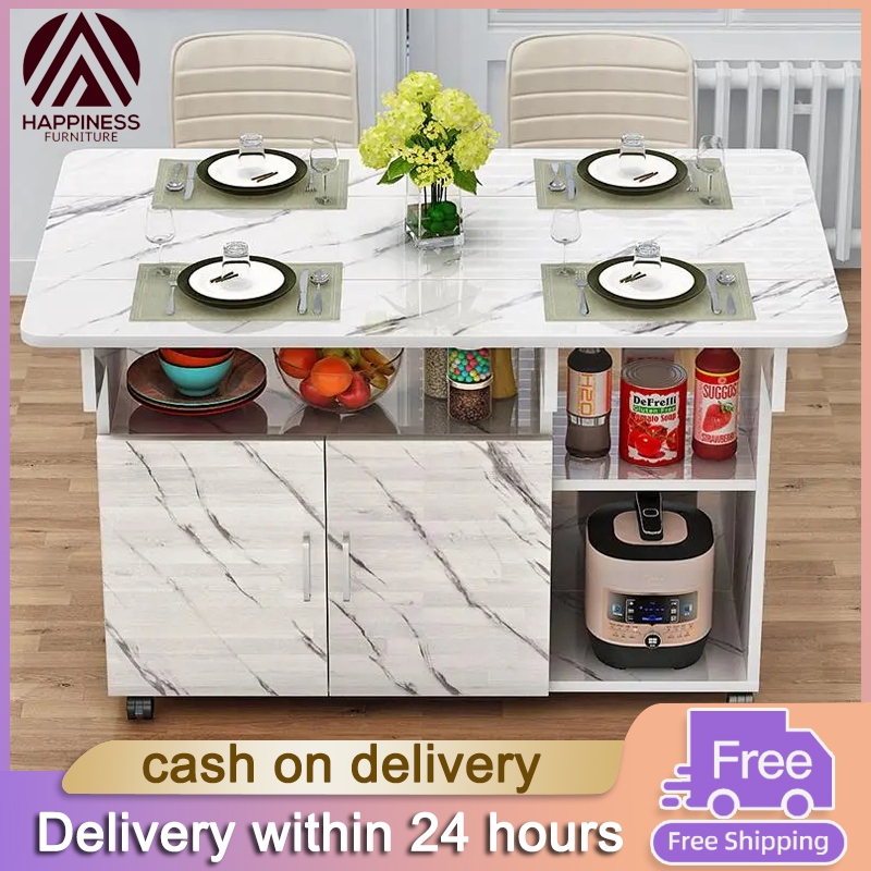 【Free Shipping】Multifunctional Foldable Dining Table With Storage ...