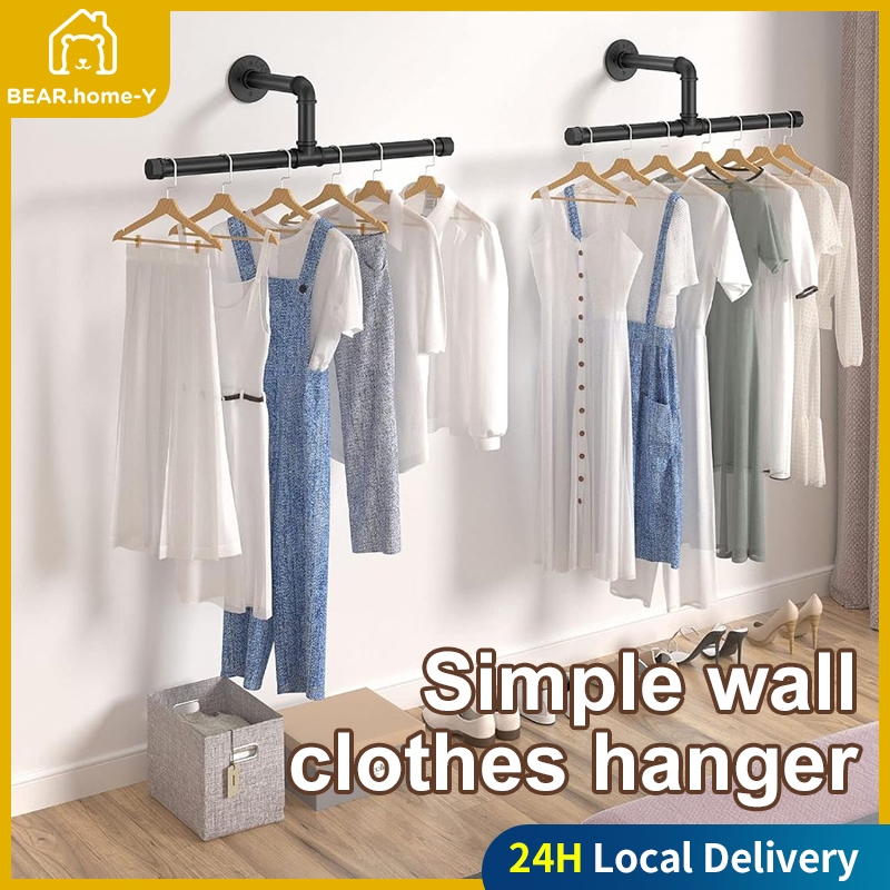 Clothes Hanger Industrial Metal Hanger Detachable Hanger Wall Hanger ...