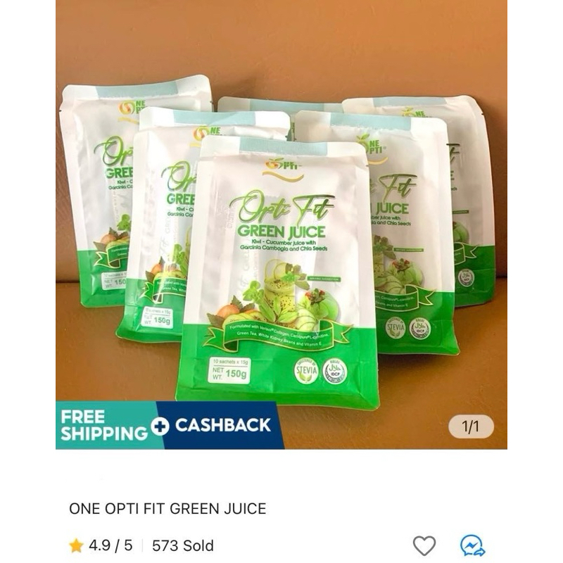 Opti Fit Green Juice | Shopee Philippines