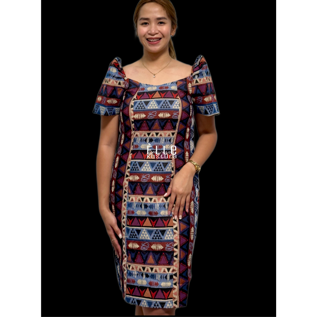 Ethnic Imelda Dress / Baguio Igorot Inabel Hand woven | Shopee Philippines