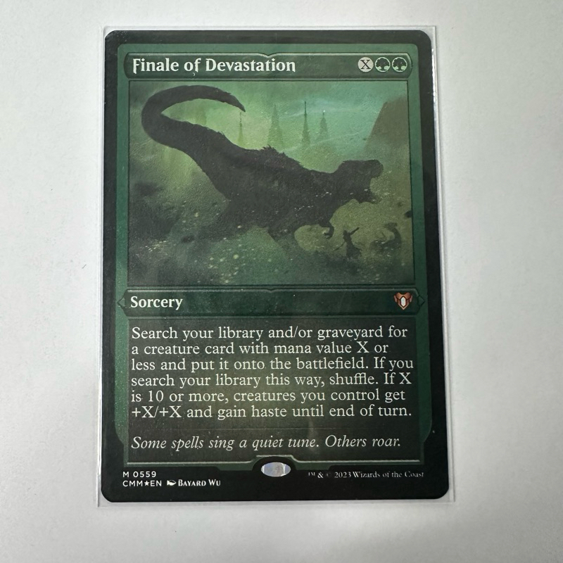 FINALE OF DEVASTATION | CMM COMMANDER MASTERS | GREEN | MTG MAGIC THE ...