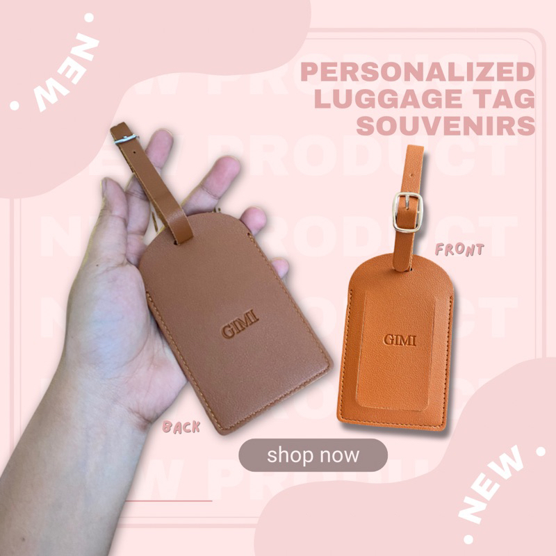 Personalized Luggage Tag Giveawa/Souvenir for any occasion like Wedding ...