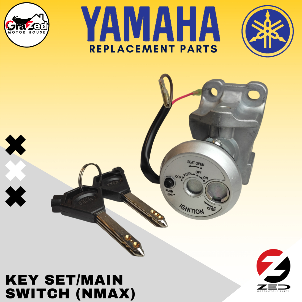 ANTI THEFT KEY SET for Nmax V1 (Replacement) | Shopee Philippines
