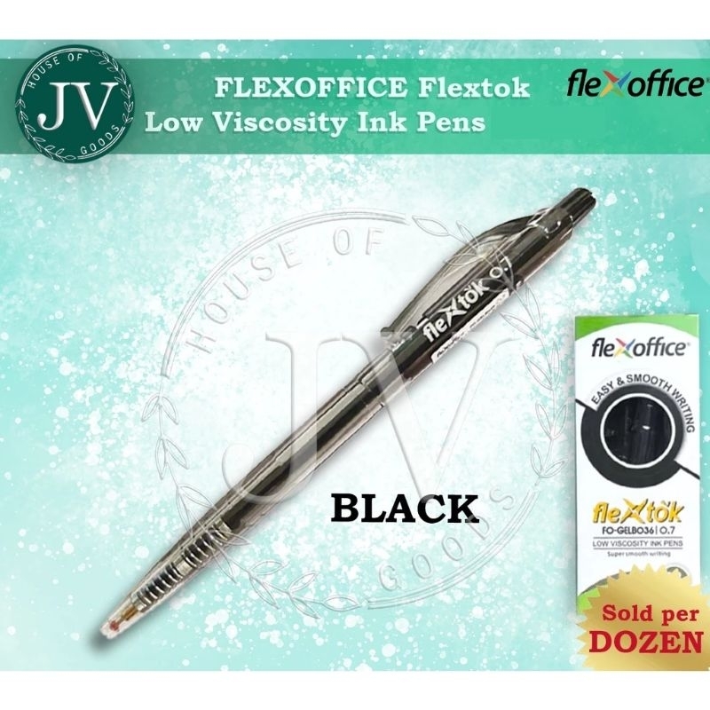 FlexTok Retractable Gel Pens 12pcs | Shopee Philippines