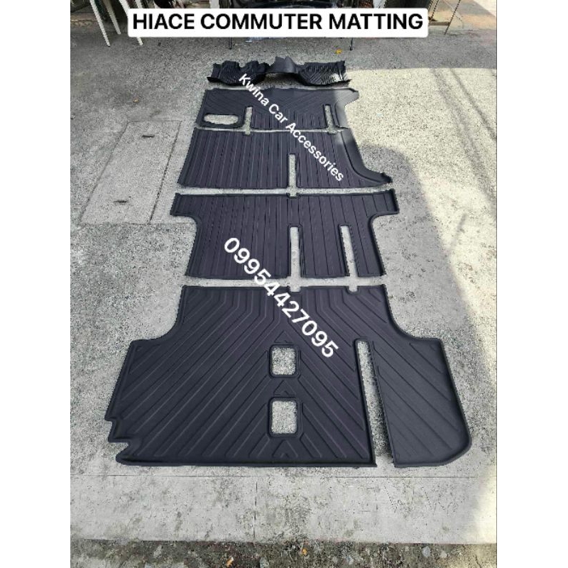 HIACE COMMUTER/ DECONTENT FLAT FACE FULL SET MATTING | Shopee Philippines