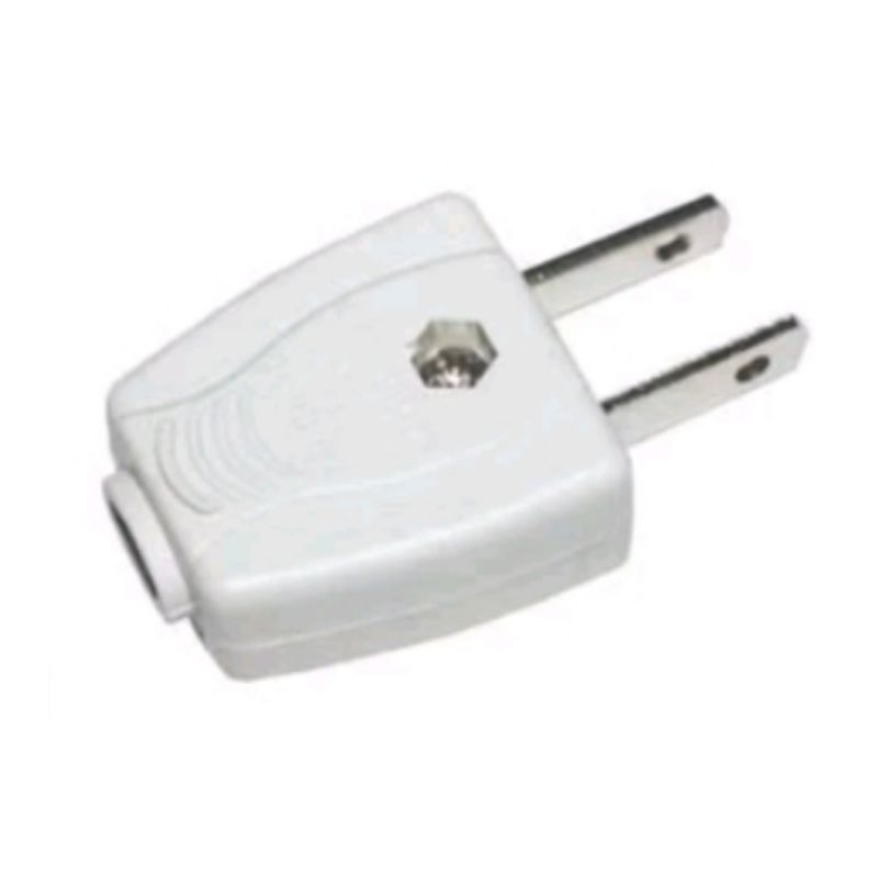 Regular Male Plug, 10A, 250V (White) | Shopee Philippines