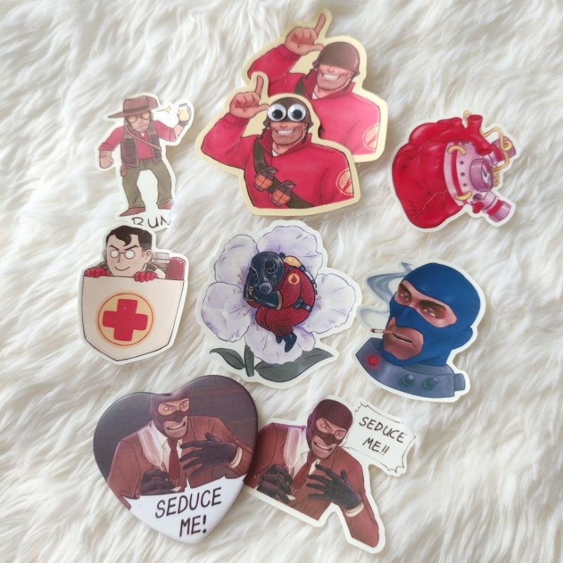 SUGARRUSHSATO Team Fortress 2 TF2 Stickers | Shopee Philippines