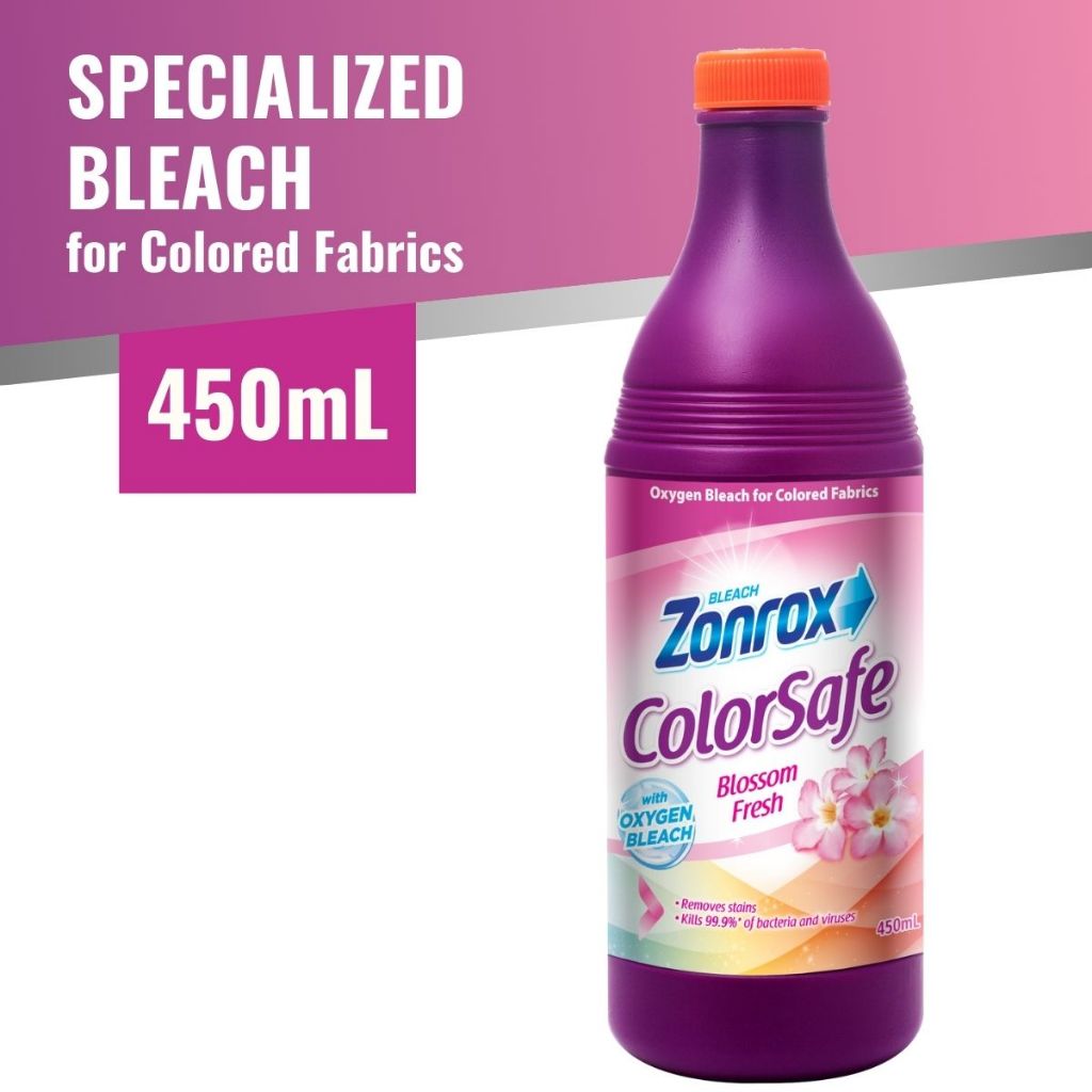 Zonrox Bleach Color Safe Blossom Fresh 450ml | Shopee Philippines