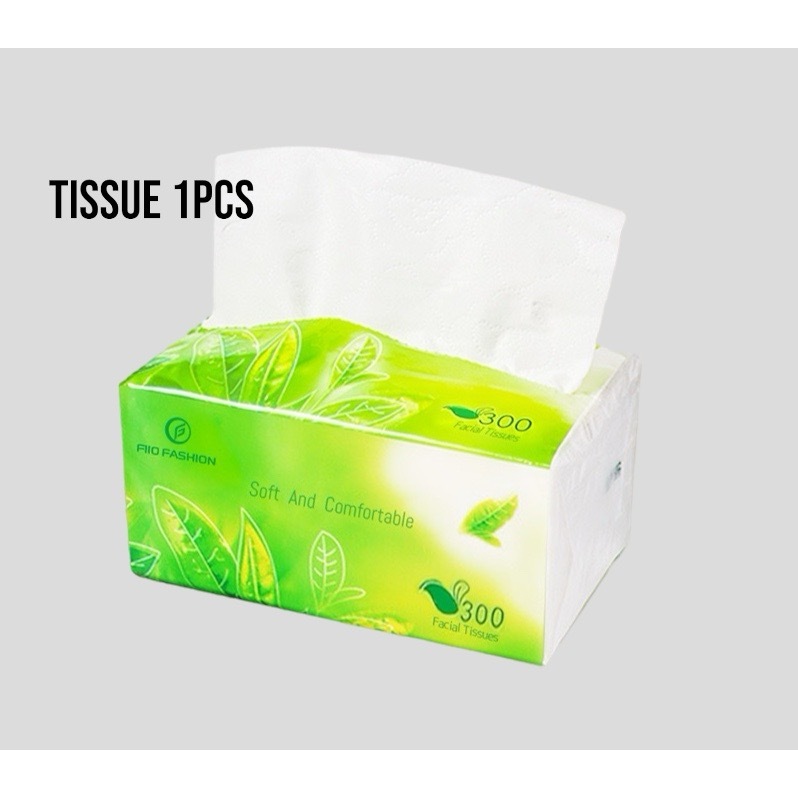 1Pcs Organic green tea Facial Tissue Paper 3ply 300sheets Tissue ...