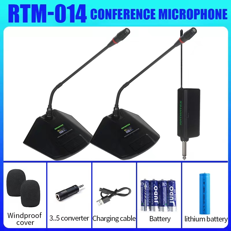RAYHAYES Conference Microphone 360 Degree Adjustable Gooseneck MIC ...