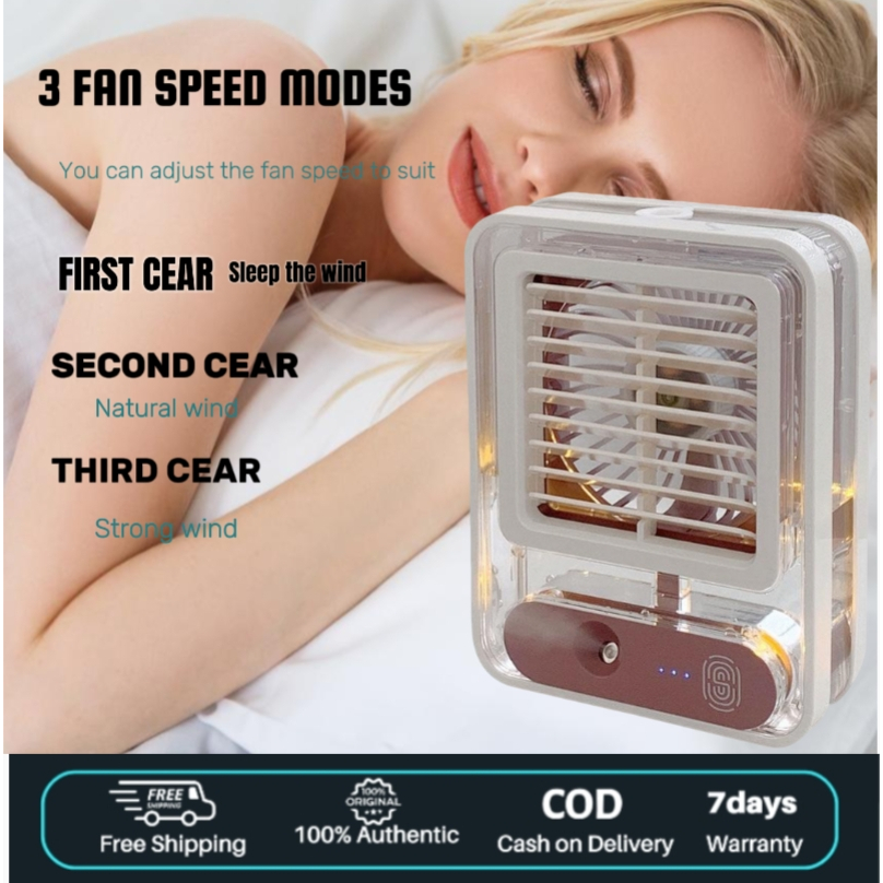 Portable USB Type Air Cooler Fan with Humidifying Water Nano Spray Fans ...