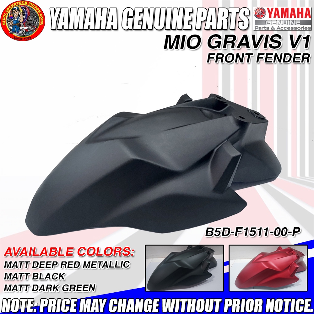 MIO GRAVIS V1 FRONT FENDER (YGP) (Genuine: B5D-F1511-00) | Shopee ...