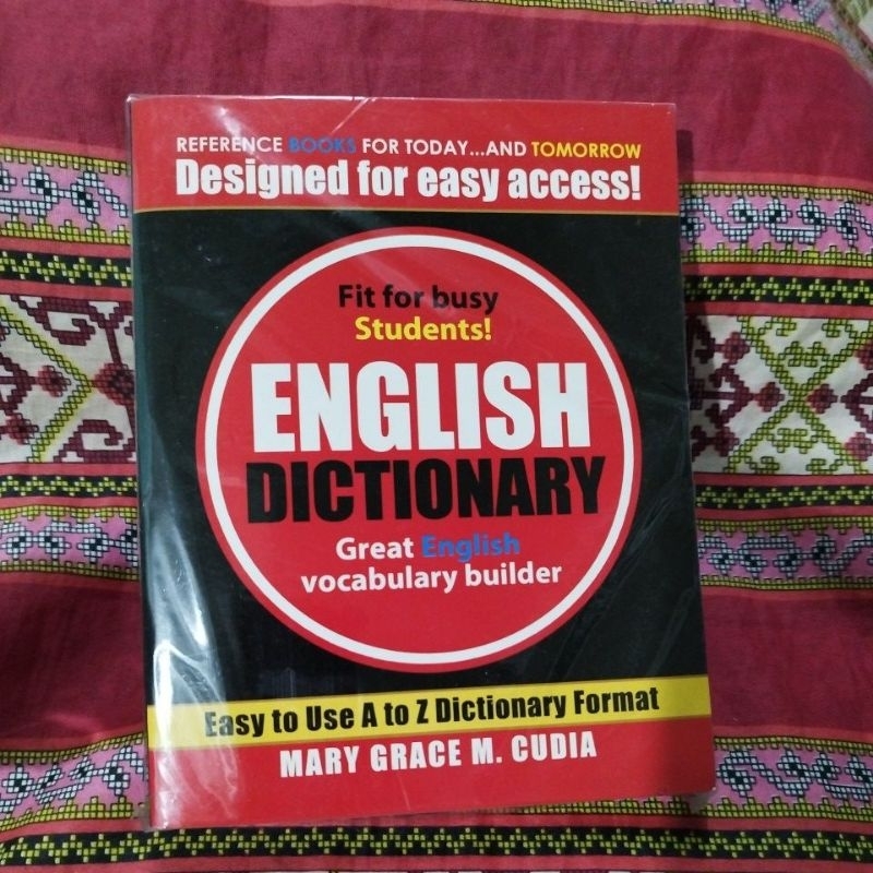 English Dictionary (great English vocabulary builder) | Shopee Philippines