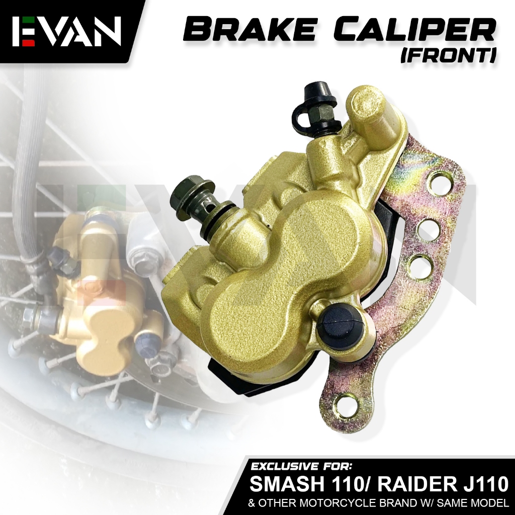 Brake Caliper (Front) For Smash 110/ Raider J110 Caliper For Motorcycle ...