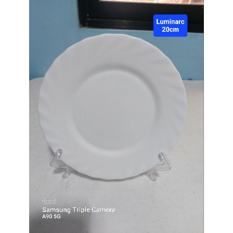 Luminarc lunch plate sold per pc | Shopee Philippines