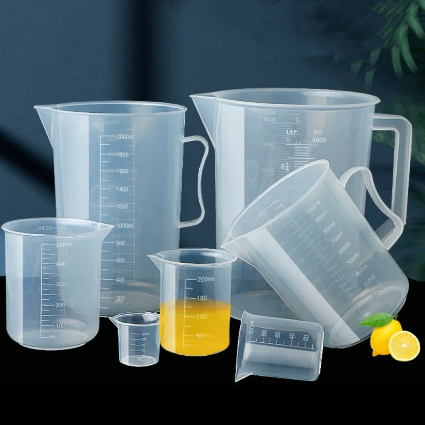 5pcs set plastic beaker measuring cup and spoon set for baking ...