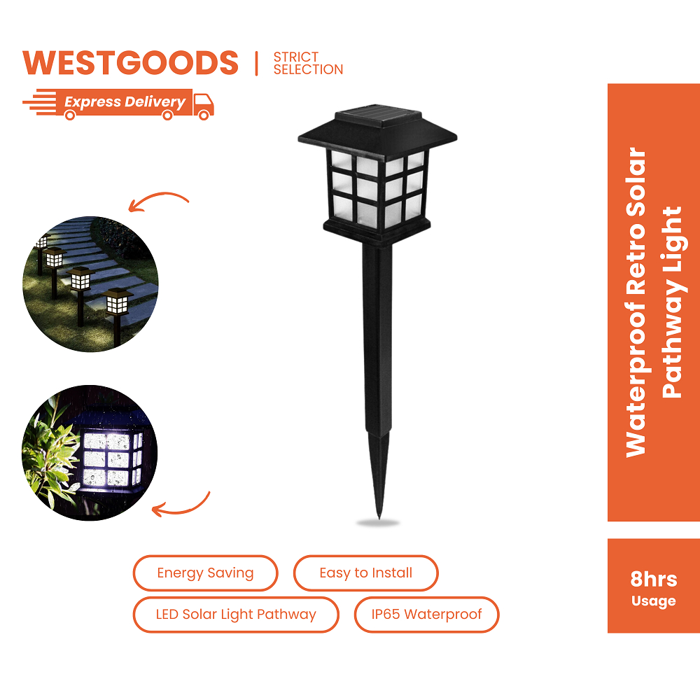 WG LED Solar Pathway Light Outdoor Waterproof Lawn Light Stigma Light ...