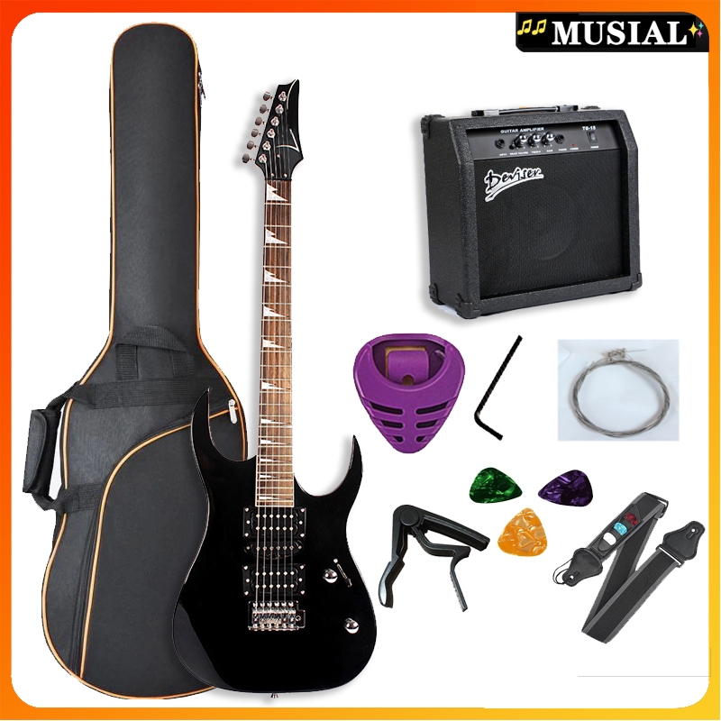 Double Rocker Electric Guitar Professional Metal Electric Guitar With ...