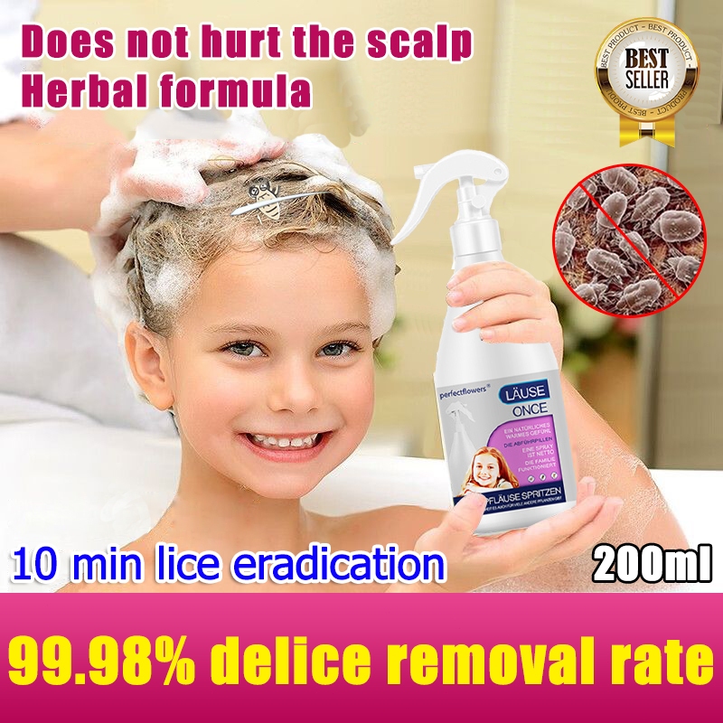 【Fast results】200ml lice remover shampoo Licealiz Head Lice Treatment ...