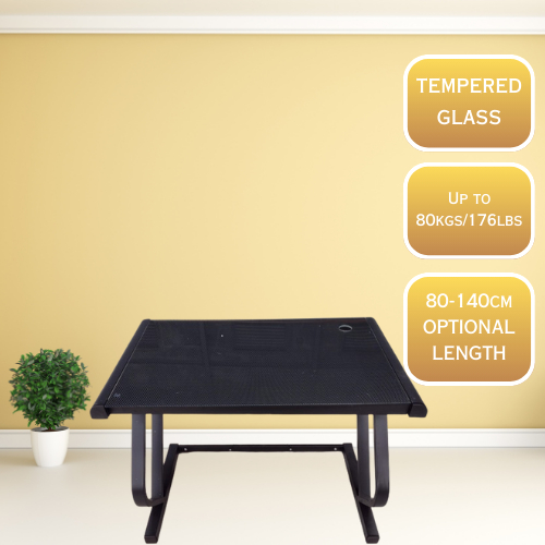 Tempered Glass Simple and Sleek Table Computer Desk E-Sports Home ...