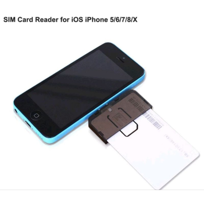 SIM Card Adapter SIM Card Reader Mini SIM Nano for iOS iPhone5/6/7/8/X(Plug&Play) | Shopee ...