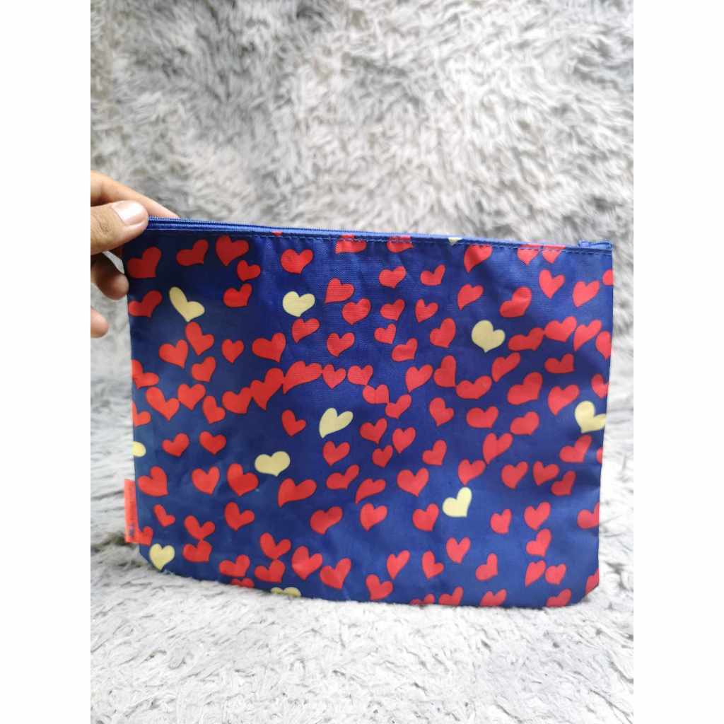 Jill By Jill Stuart Blue Printed Pouch | Shopee Philippines