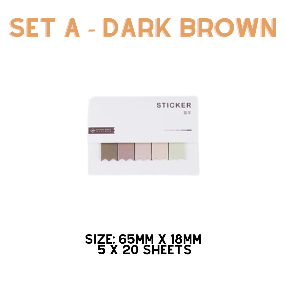 Gradient Pantone Color sticky notes bookmarker | Shopee Philippines